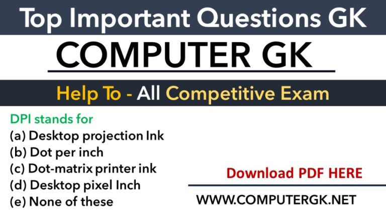 Top 80 Computer architecture MCQ Questions - Computer Gk Topics